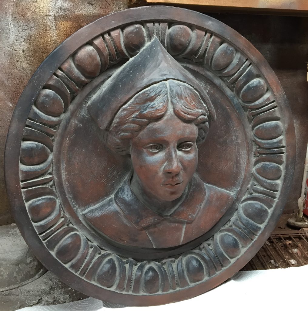 St Vincent's Hospital nurse roundel - Victorian & Art Deco ...